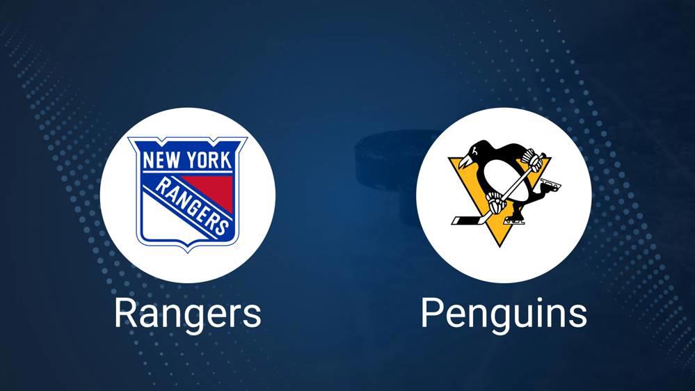 Where to Watch New York Rangers vs. Pittsburgh Penguins on TV or ...