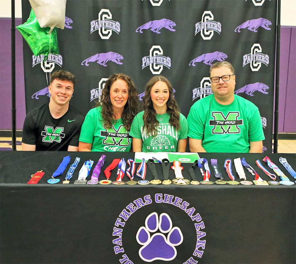 Chesapeake’s Pater will cheer for Marshall | The Tribune